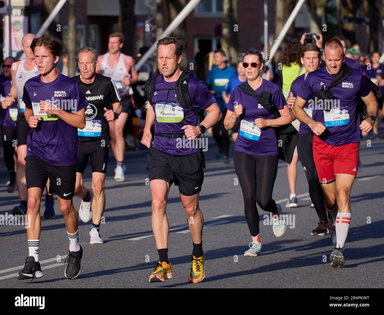 Royal run 2023 10K route in Copenhagen Stock Photo - Alamy