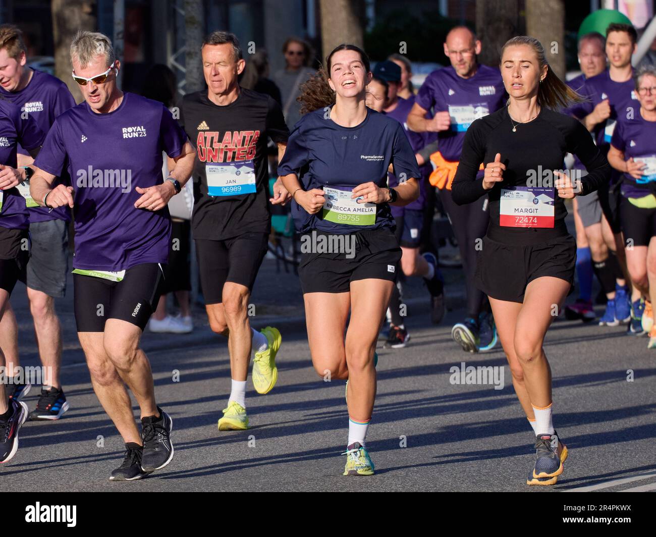 Royal run 2023 10K route in Copenhagen Stock Photo - Alamy