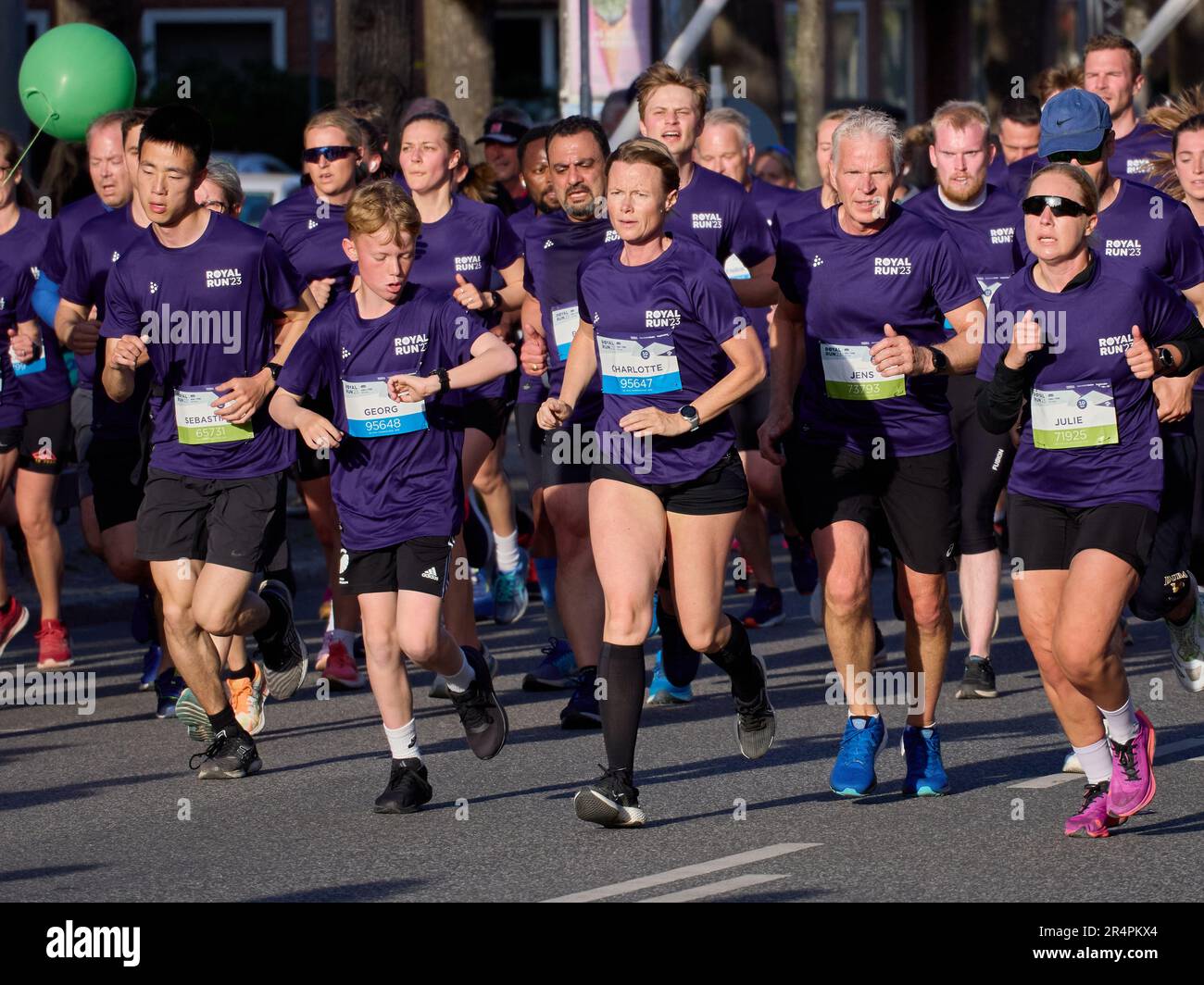 Royal run 2023 10K route in Copenhagen Stock Photo - Alamy