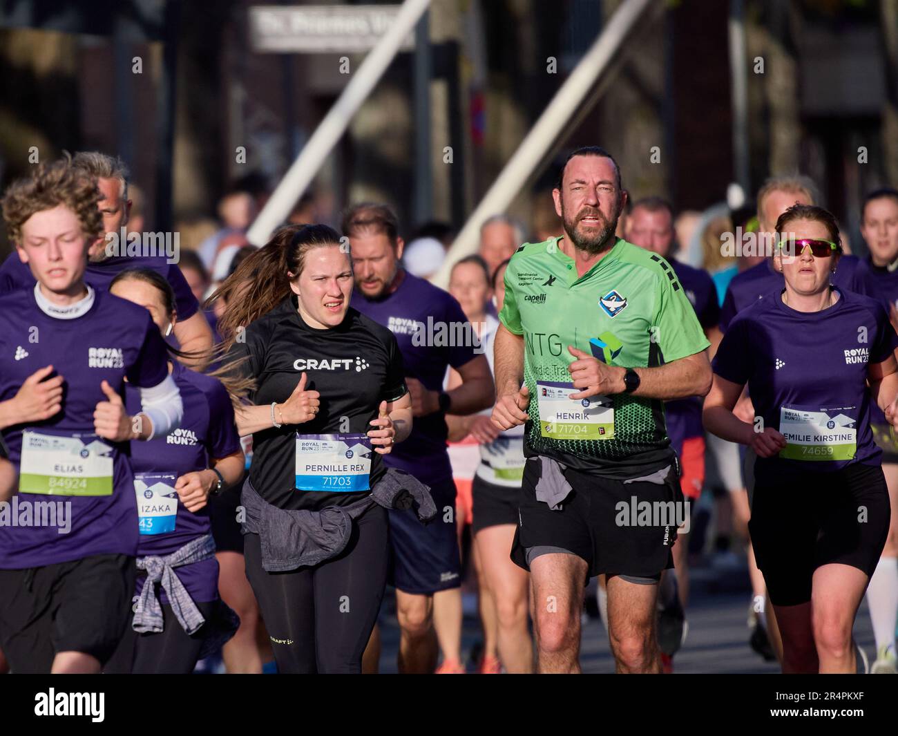 Royal run 2023 10K route in Copenhagen Stock Photo - Alamy