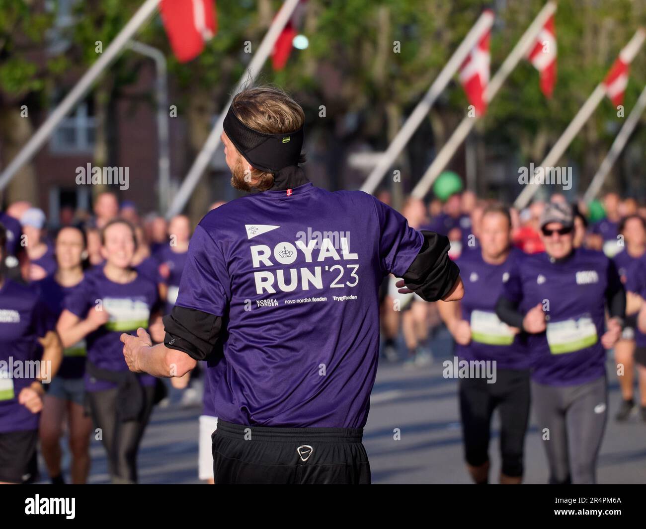 Royal run 2023 10K route in Copenhagen Stock Photo - Alamy