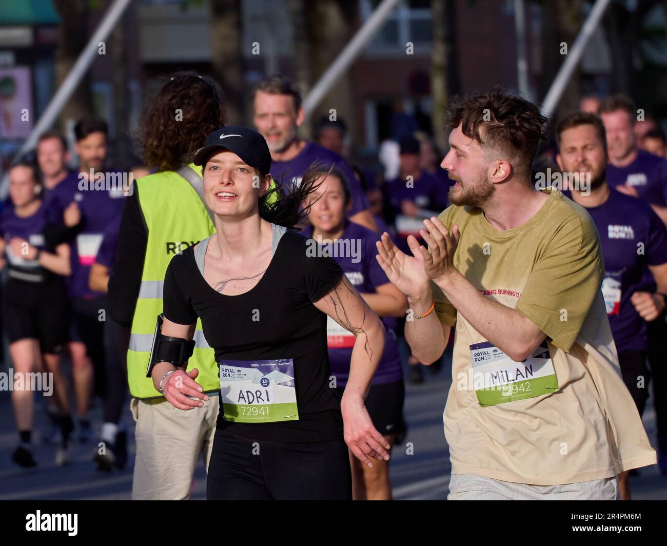 Royal run 2023 10K route in Copenhagen Stock Photo - Alamy