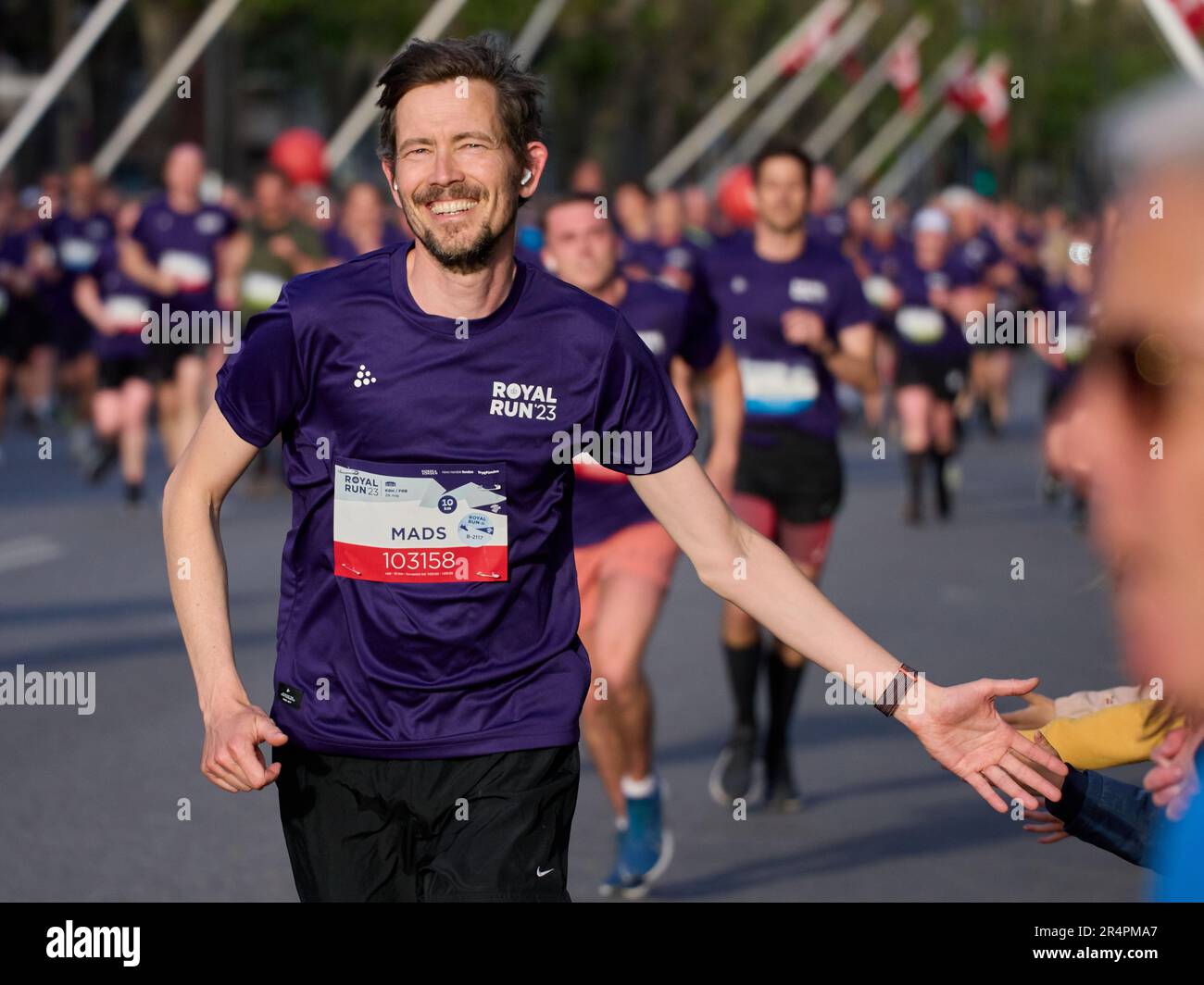 Royal run 2023 10K route in Copenhagen Stock Photo - Alamy