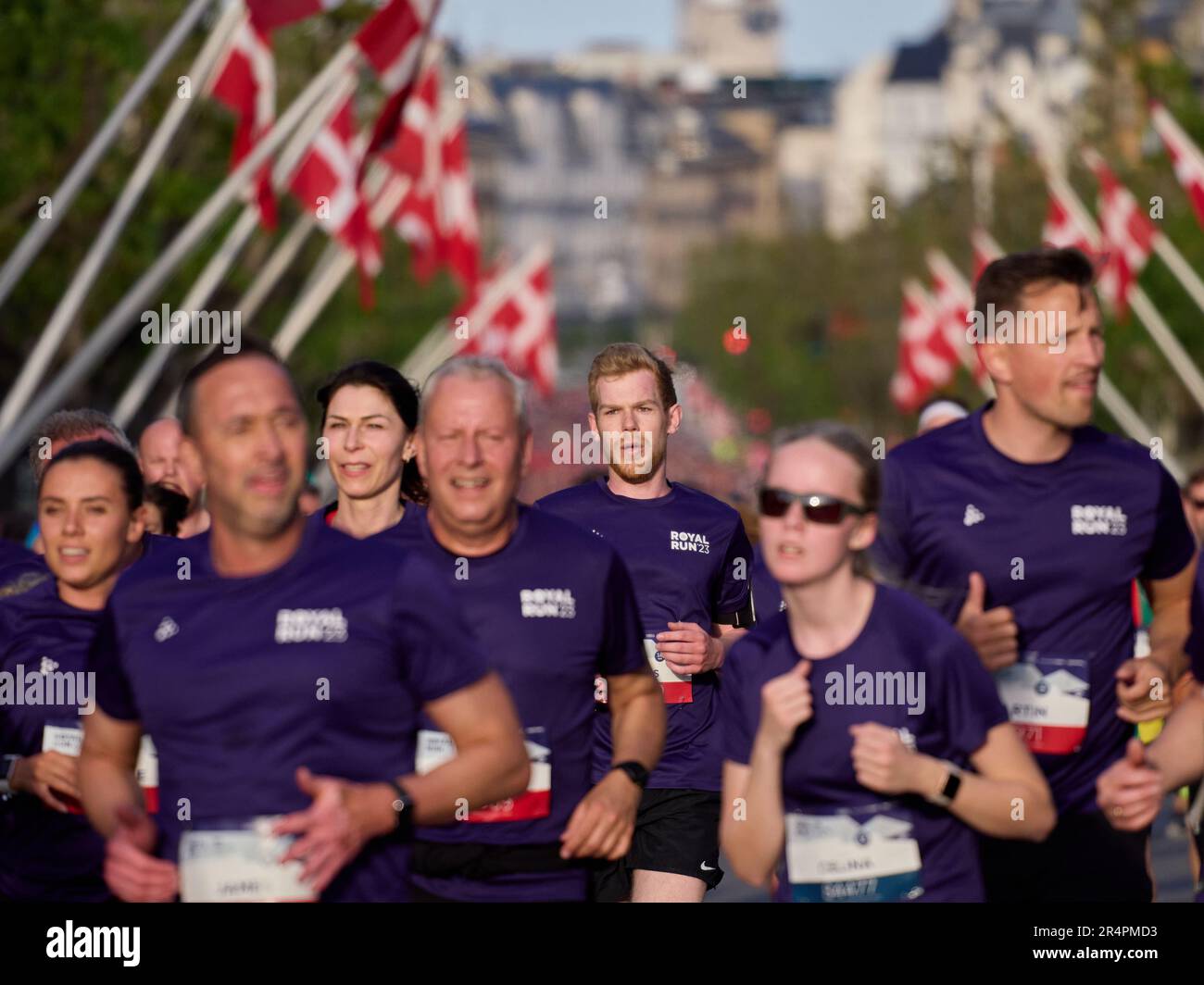 Royal run 2023 10K route in Copenhagen Stock Photo - Alamy