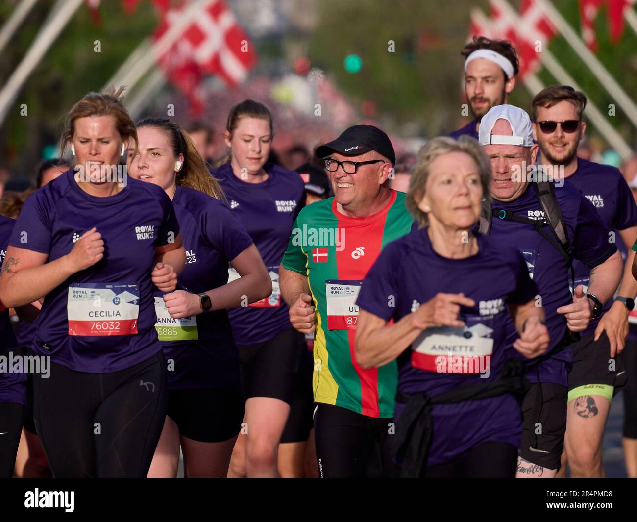 Royal run 2023 10K route in Copenhagen Stock Photo - Alamy