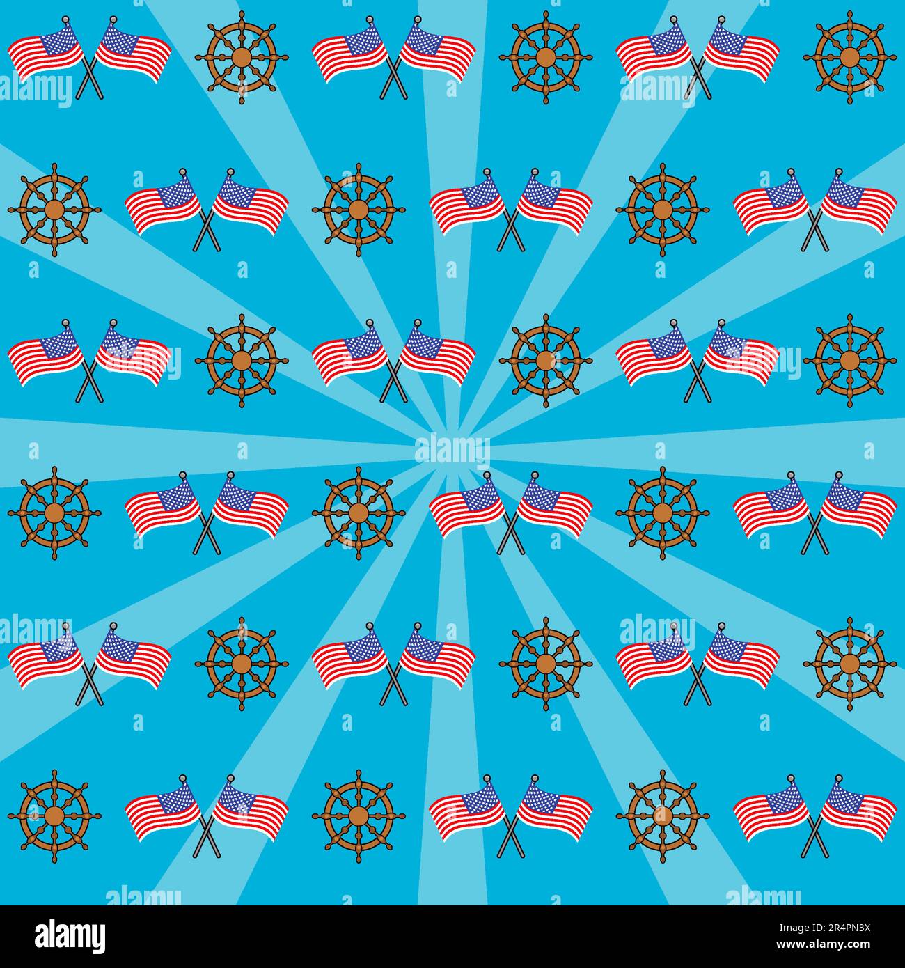 Happy Columbus Day America With Flags and Anchor, celebration holiday ...