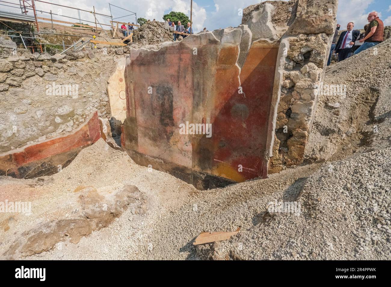 walls frescoed with mythological scenes near an atrium, notably Apollo ...