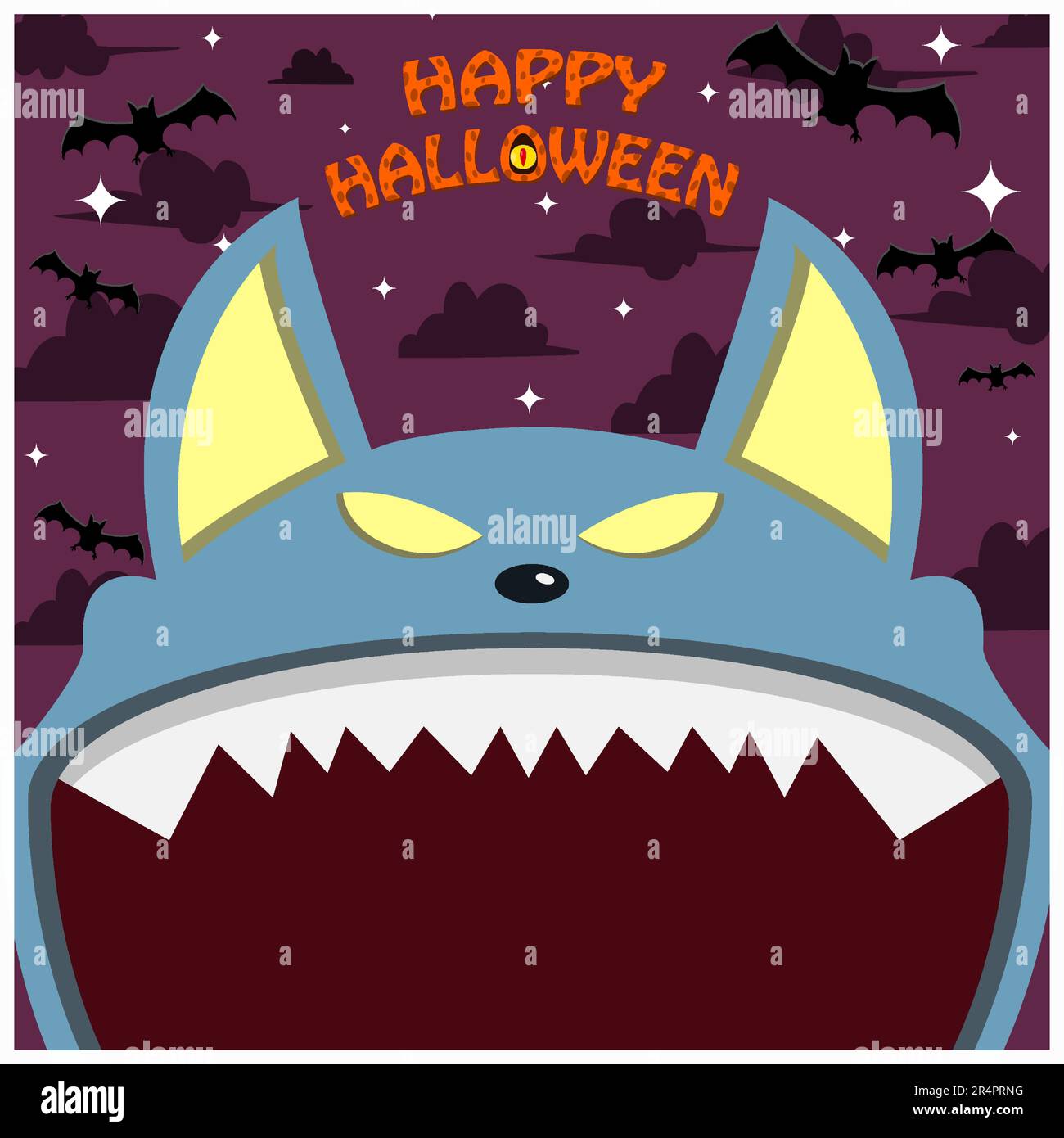 Wolf open mouth hi-res stock photography and images - Alamy