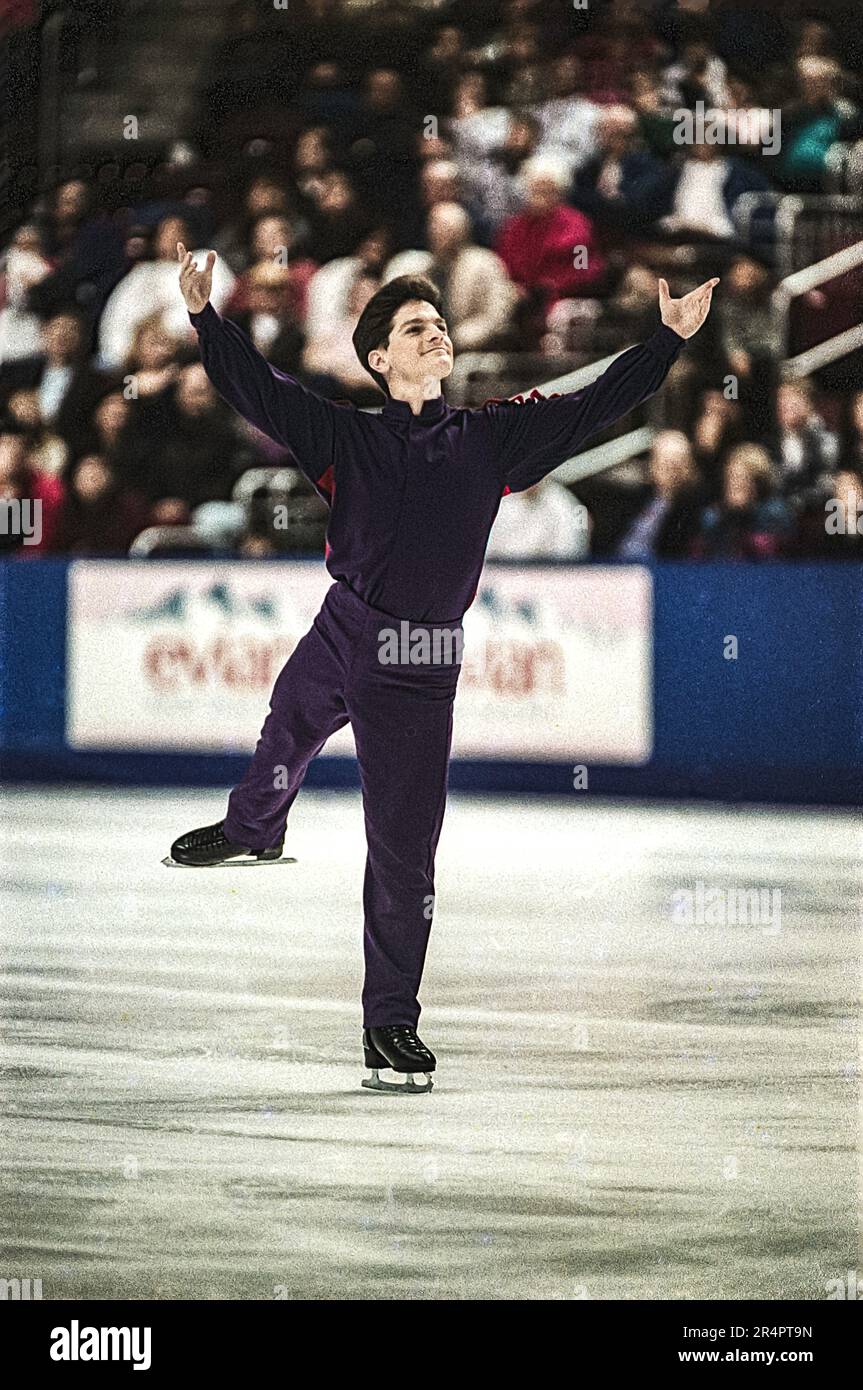 Paul Wylie 1996 USPS Pro-Am Challenge figure Skating Stock Photo - Alamy