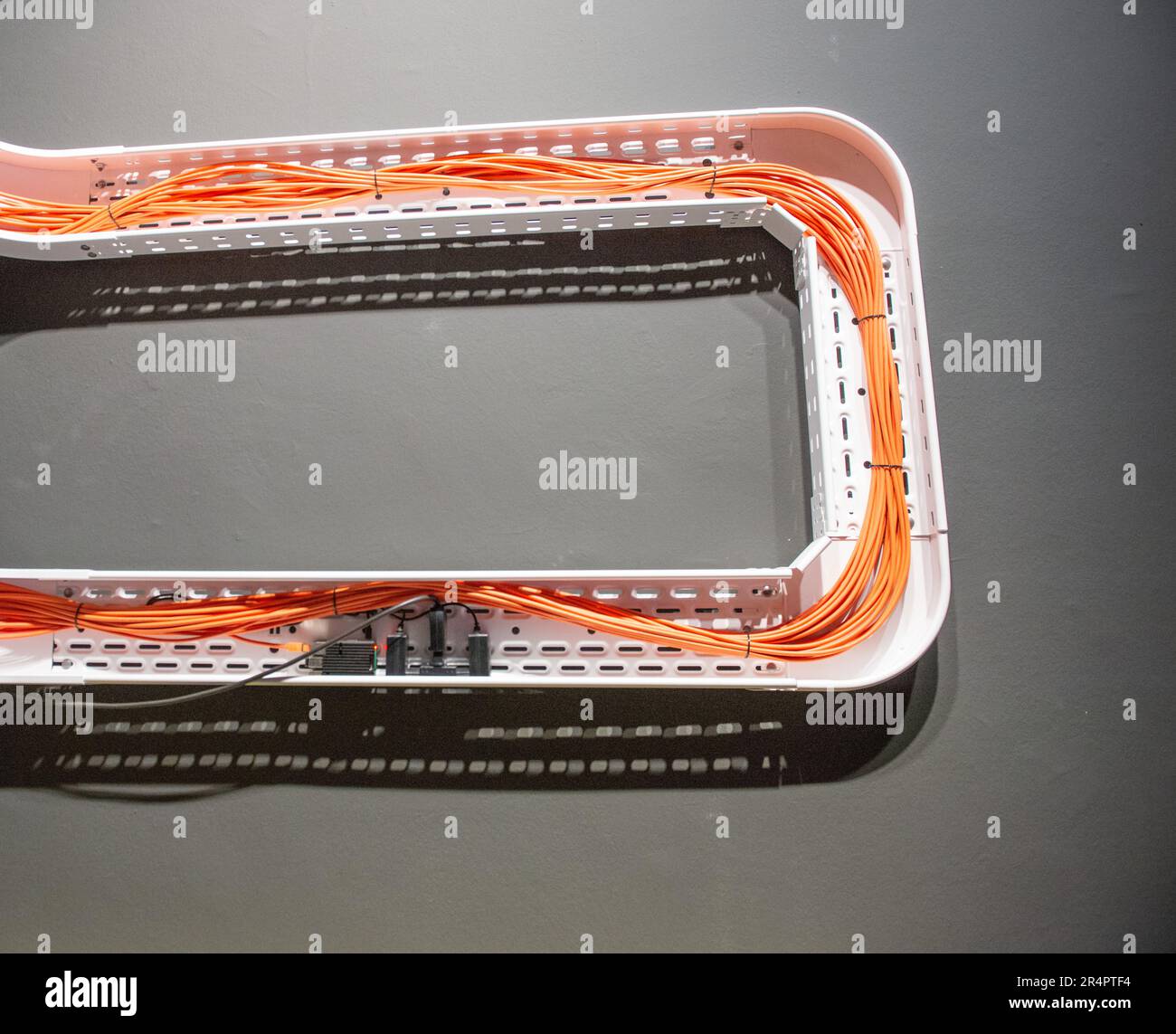 Duct for passing electrical cables Stock Photo - Alamy