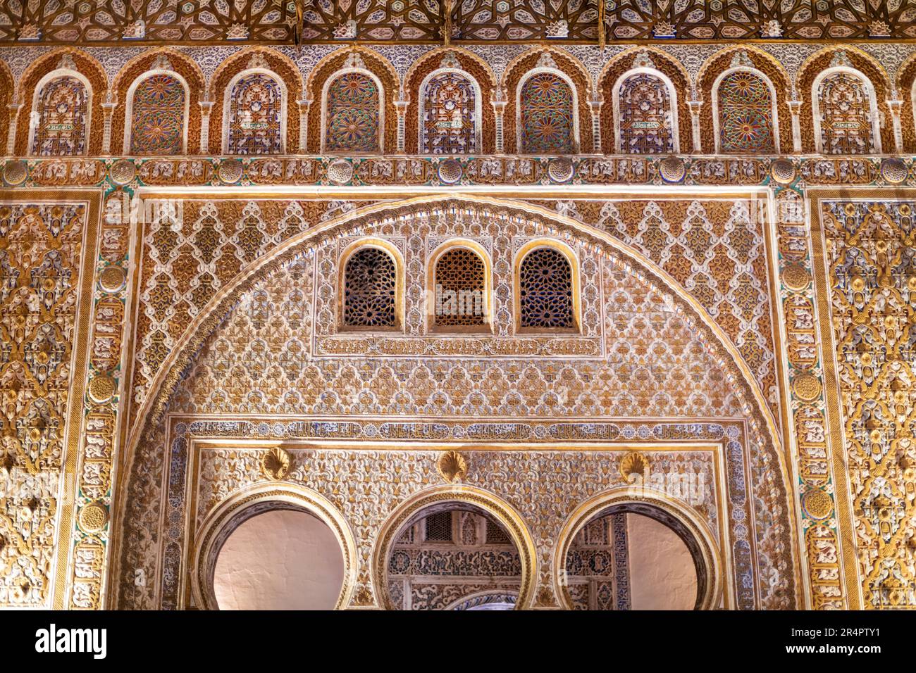 Spain, Andalusia,Seville, The Royal Alcazar of Seville, details of ...