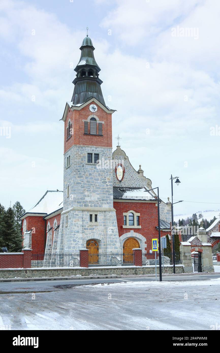 Church of Saint Simon and Jude the Apostle in Bialka Tatrzanska, Poland ...
