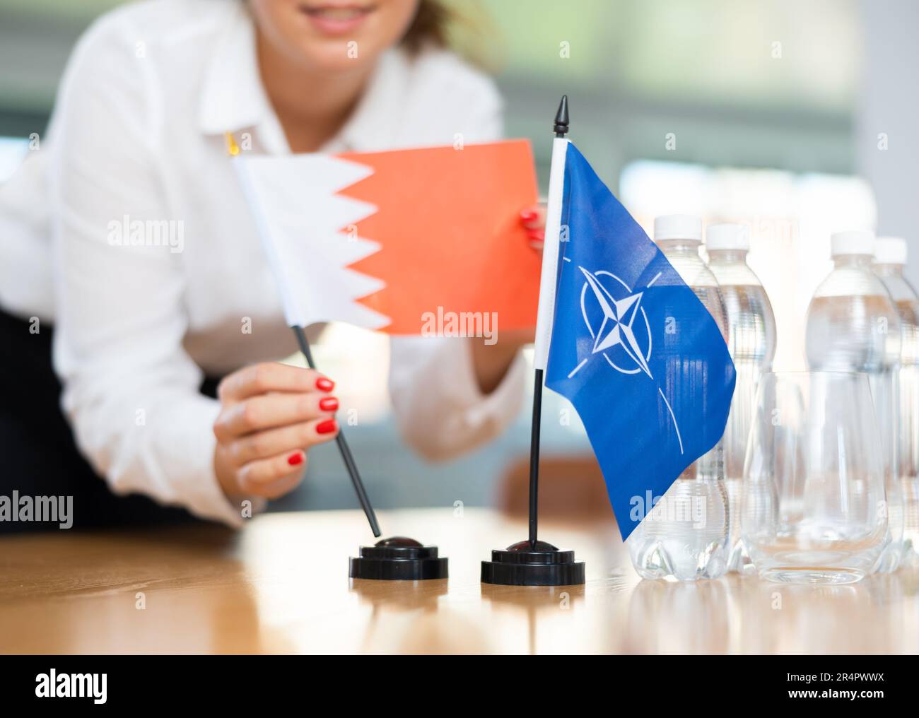 Nato conference table hi-res stock photography and images - Alamy