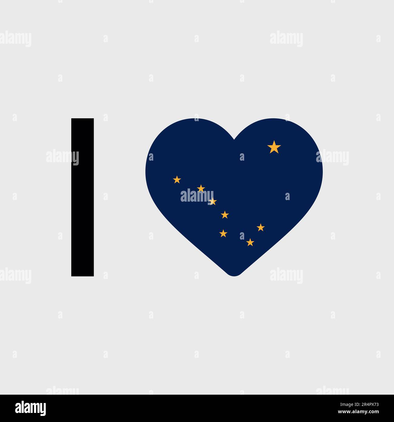 Flag alaska vector vectors hi-res stock photography and images - Alamy
