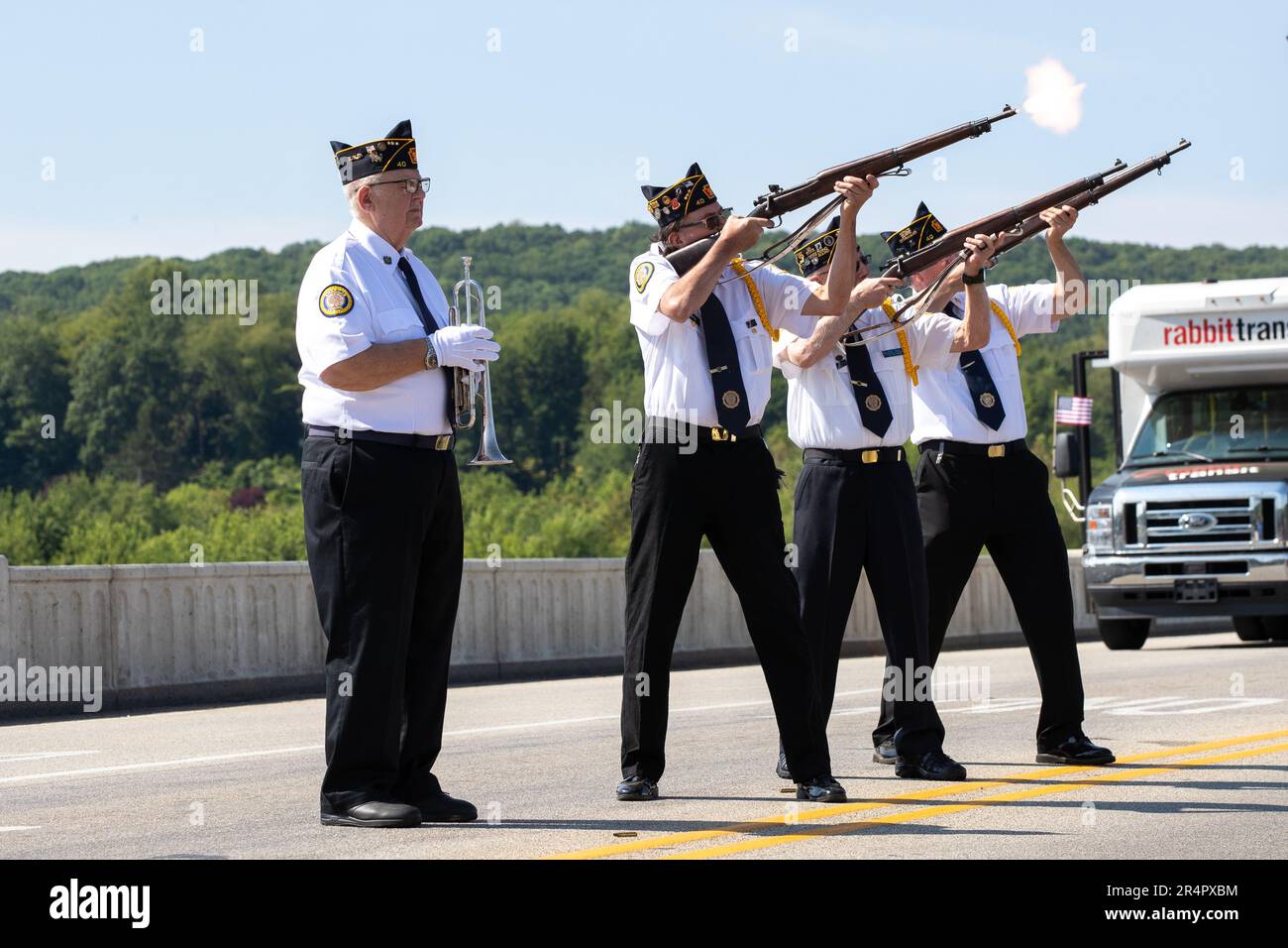 Danville, United States. 29th May, 2023. Members of the American Legion ...