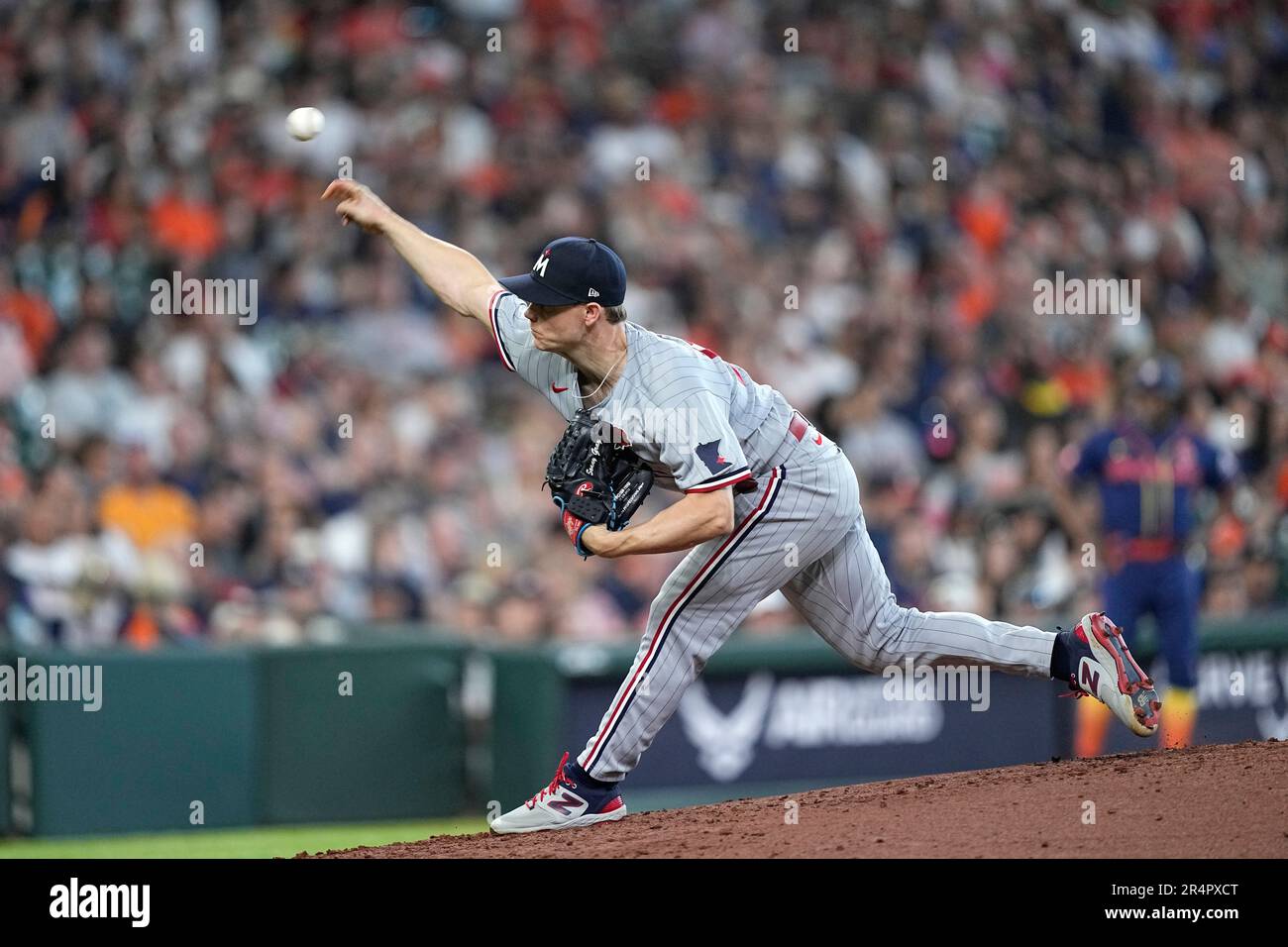 Minnesota Twins starting pitcher Sonny Gray throws against the Houston ...