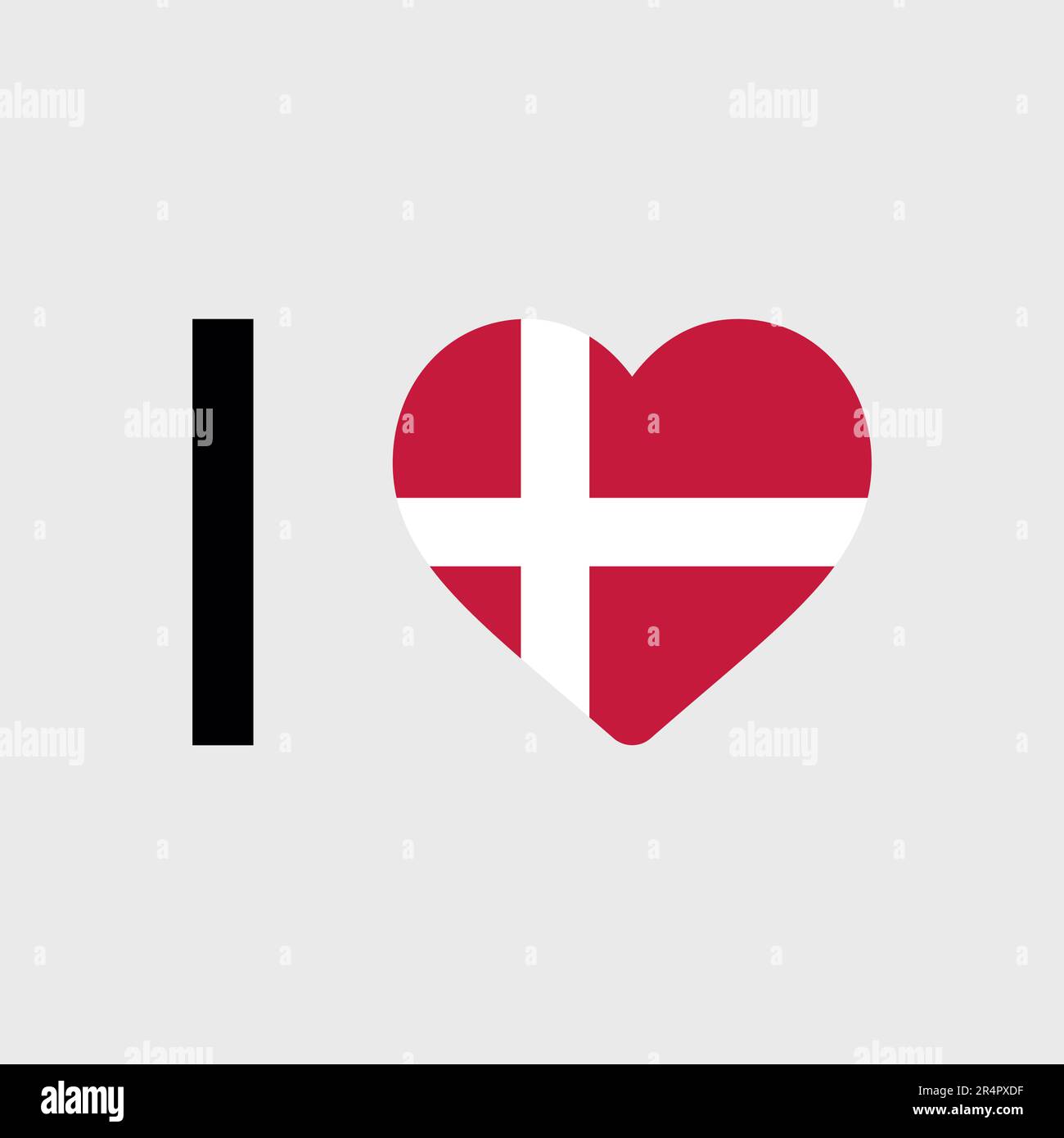 Denmark country flag Stock Vector Images - Alamy