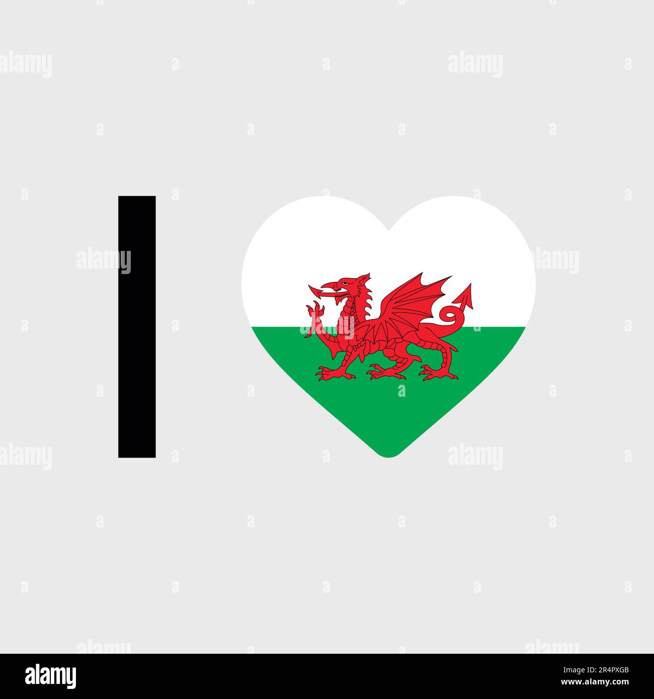 Flags of wales Stock Vector Images - Alamy