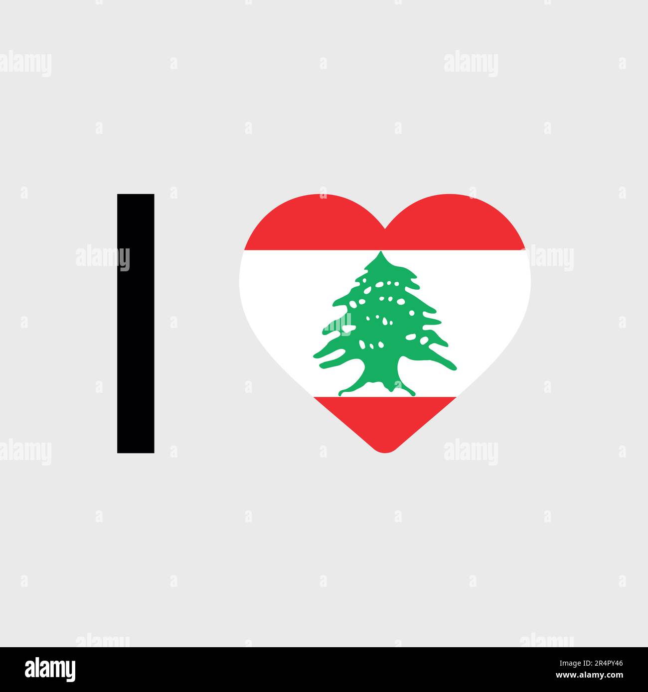 Love lebanon Stock Vector Images - Alamy
