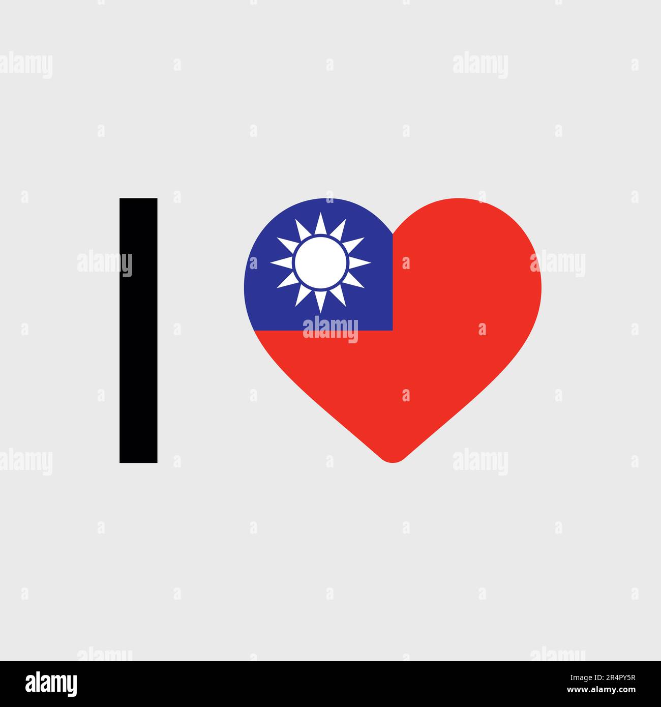 Taiwan flag icon Stock Vector Images - Alamy