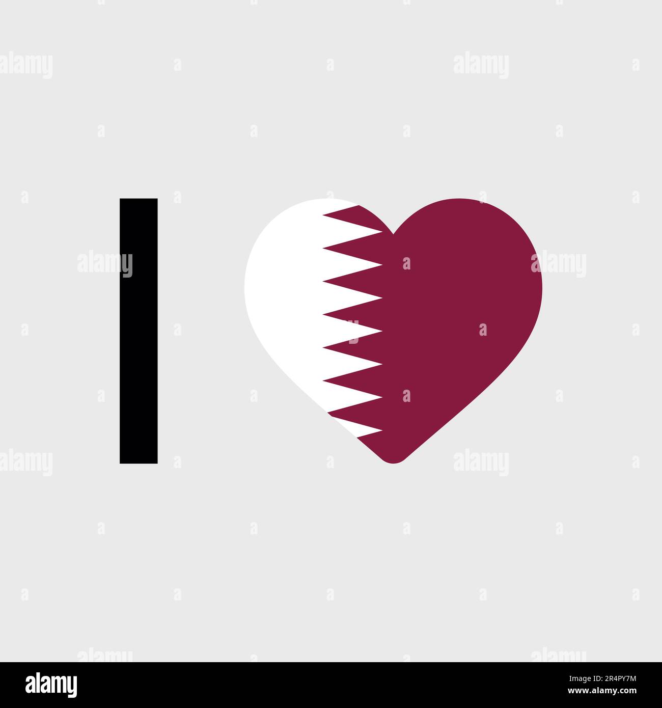 I love qatar hi-res stock photography and images - Alamy