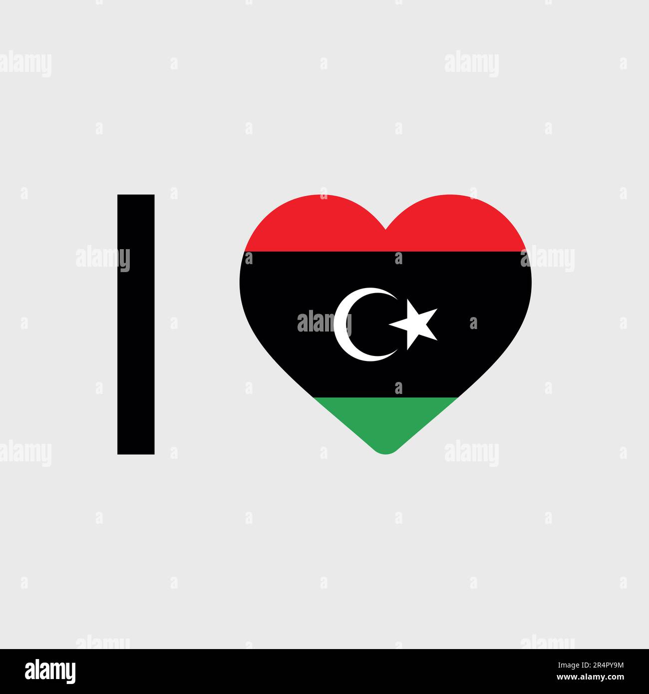 Libya country flag hi-res stock photography and images - Alamy