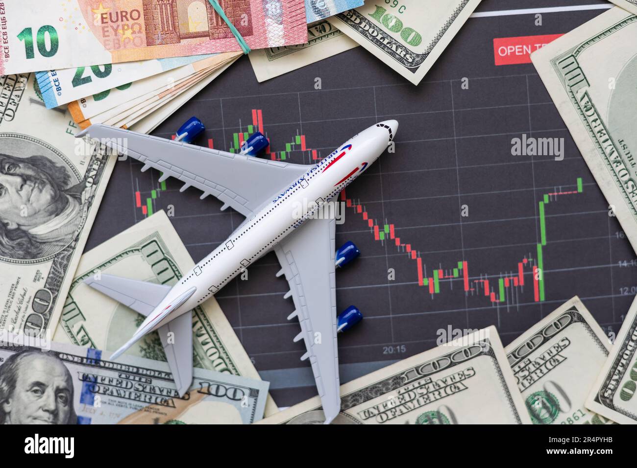 Inflation on airplane tickets hi-res stock photography and images - Alamy