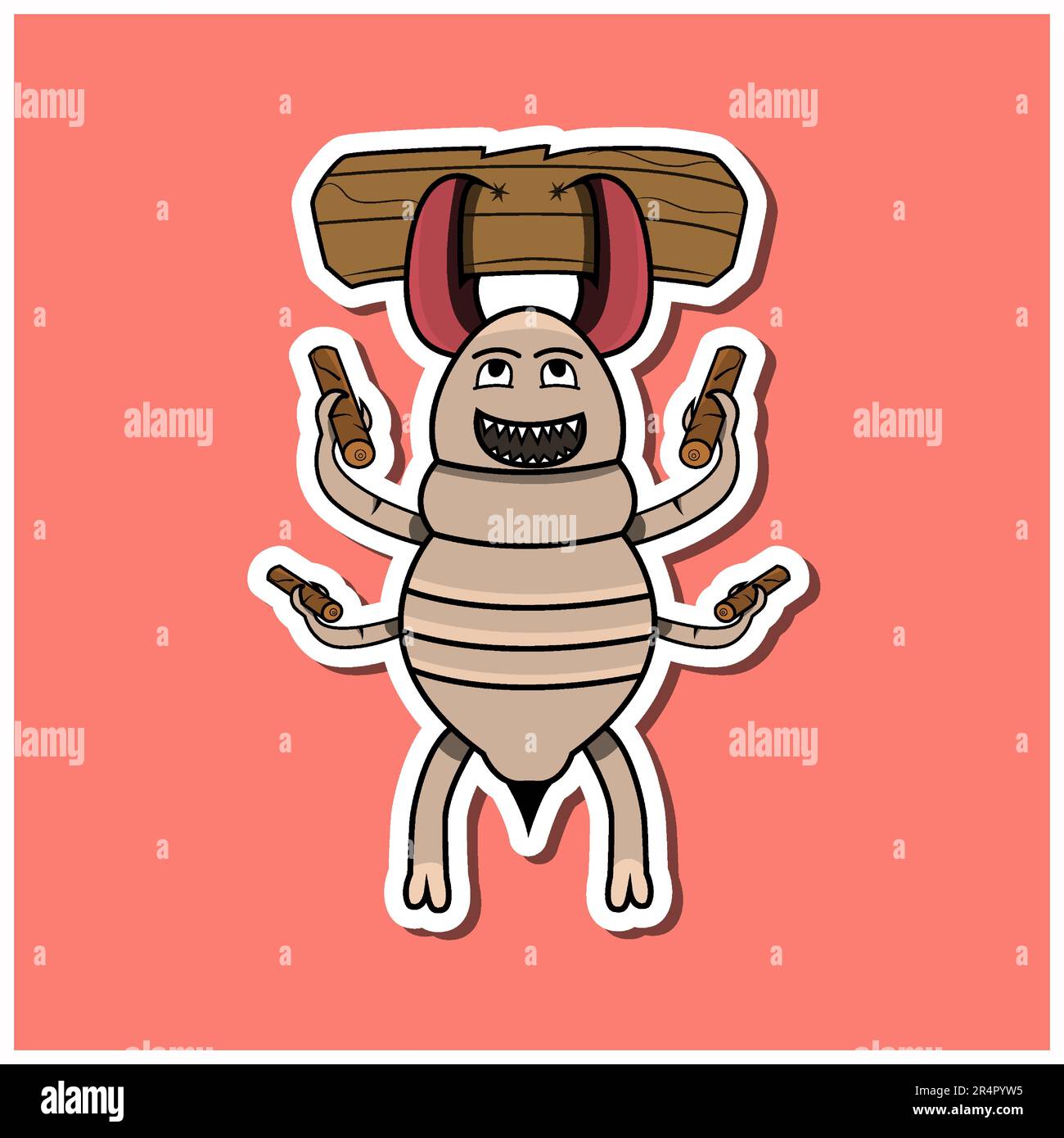 Greedy insects Stock Vector Images - Alamy