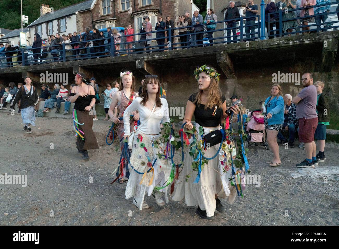 Combe Martin, North Devon, UK. 29th May, 2023. Every year people from ...