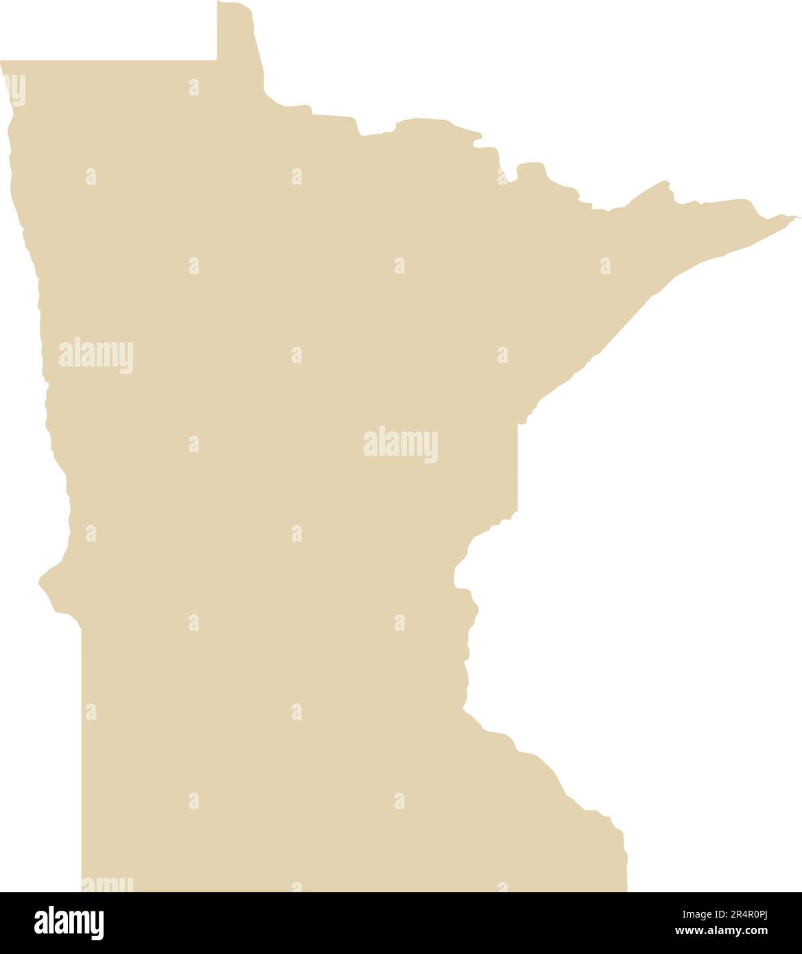 Physical map of minnesota Stock Vector Images - Alamy