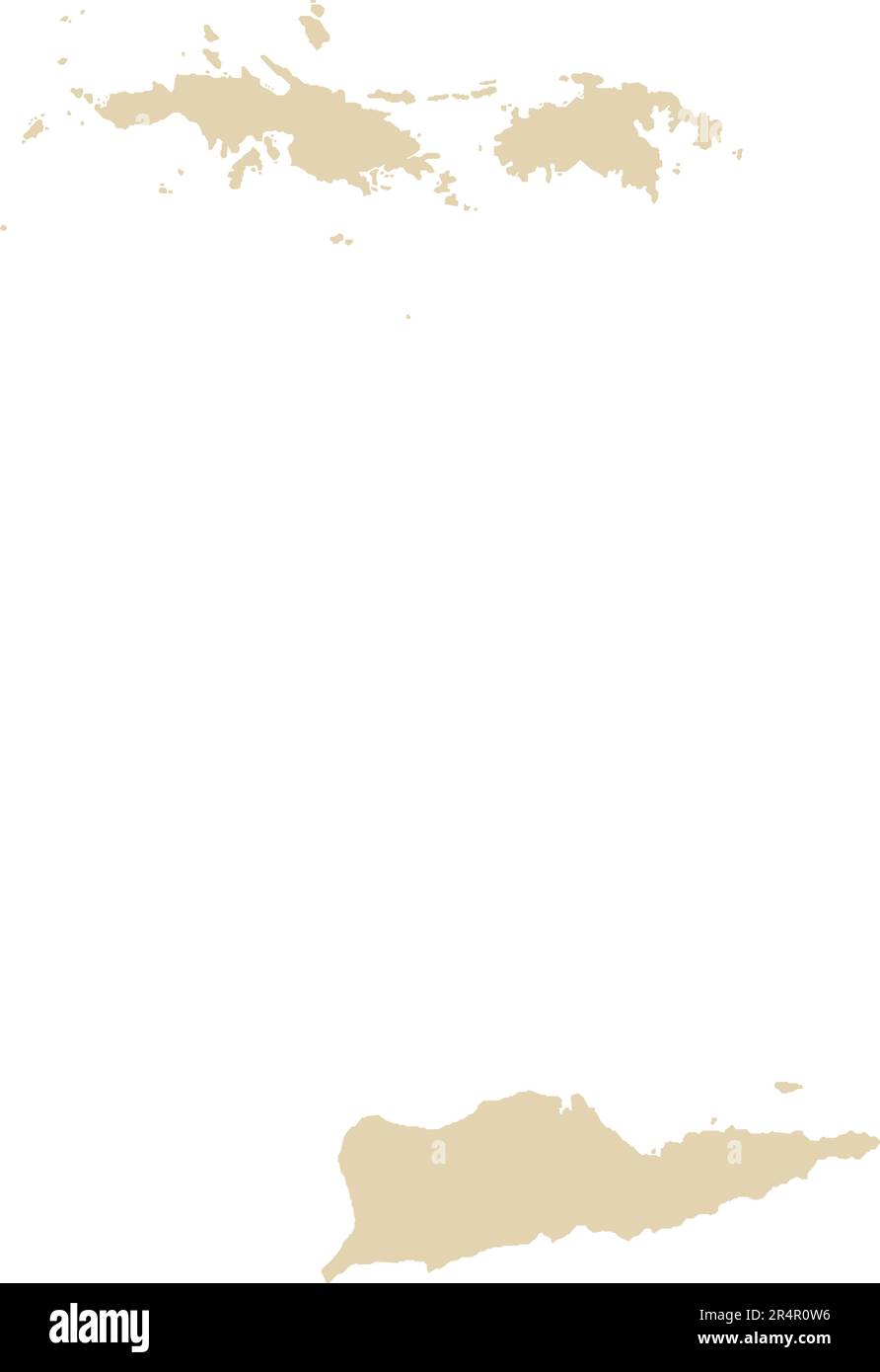 United states virgin islands map Stock Vector Images - Alamy