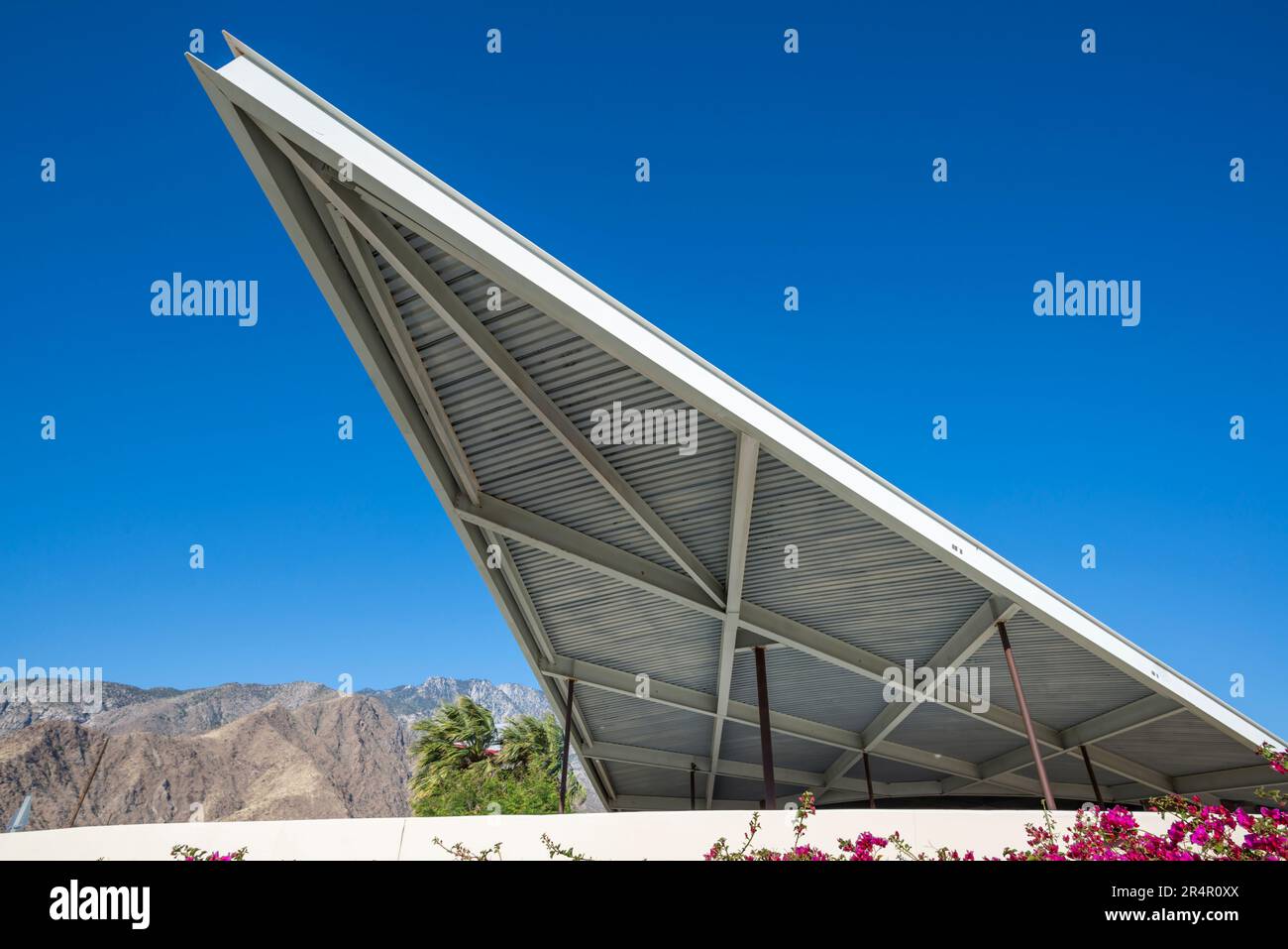 The Palm Springs Visitor Center. Palm Springs, California, USA Stock ...
