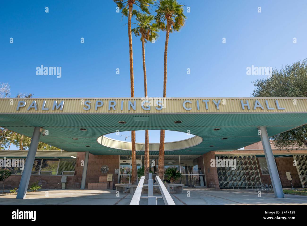 Palm Springs City Hall. Palm Springs, California, USA Stock Photo - Alamy