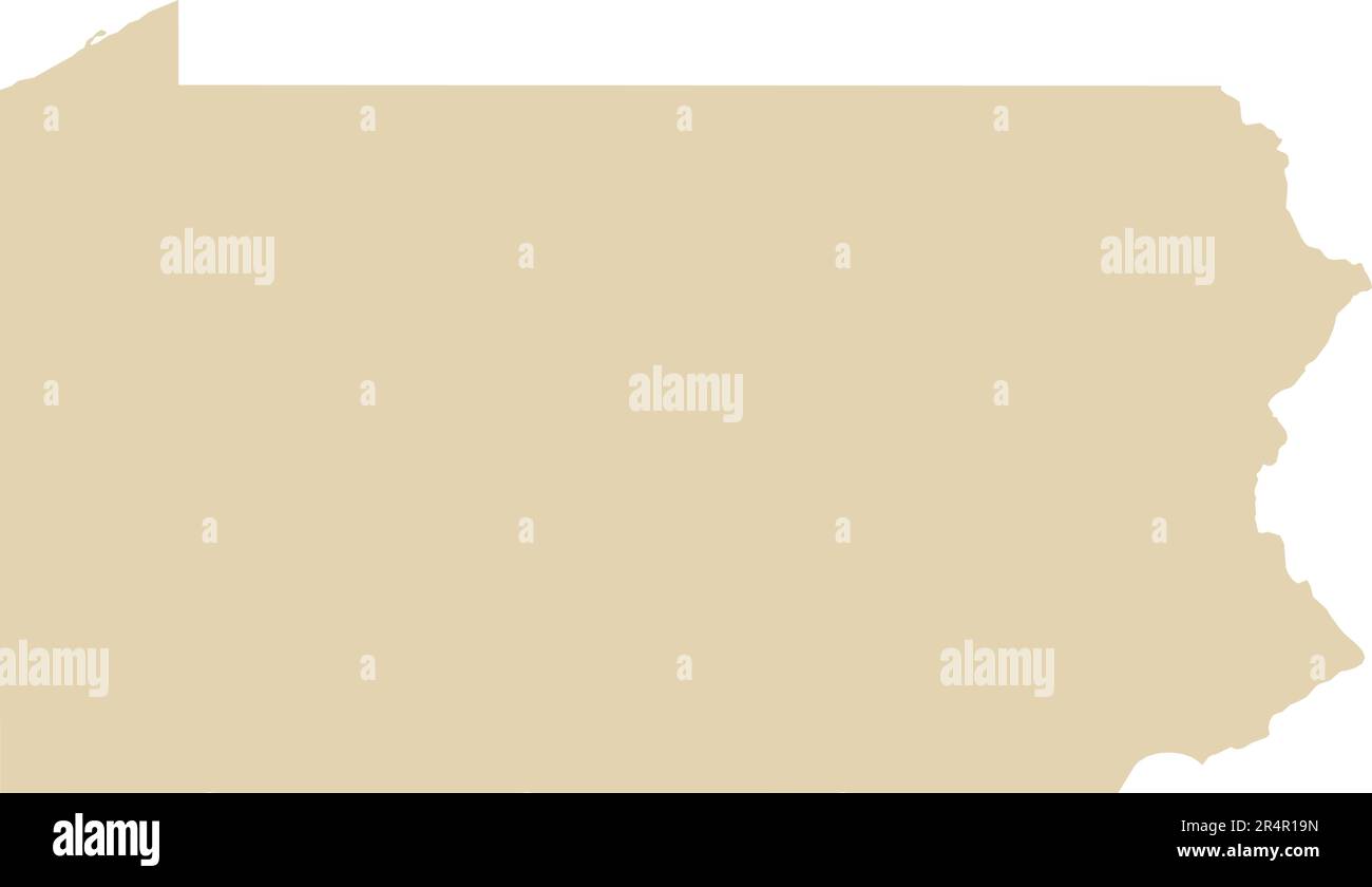 Map of eastern pennsylvania hi-res stock photography and images - Alamy