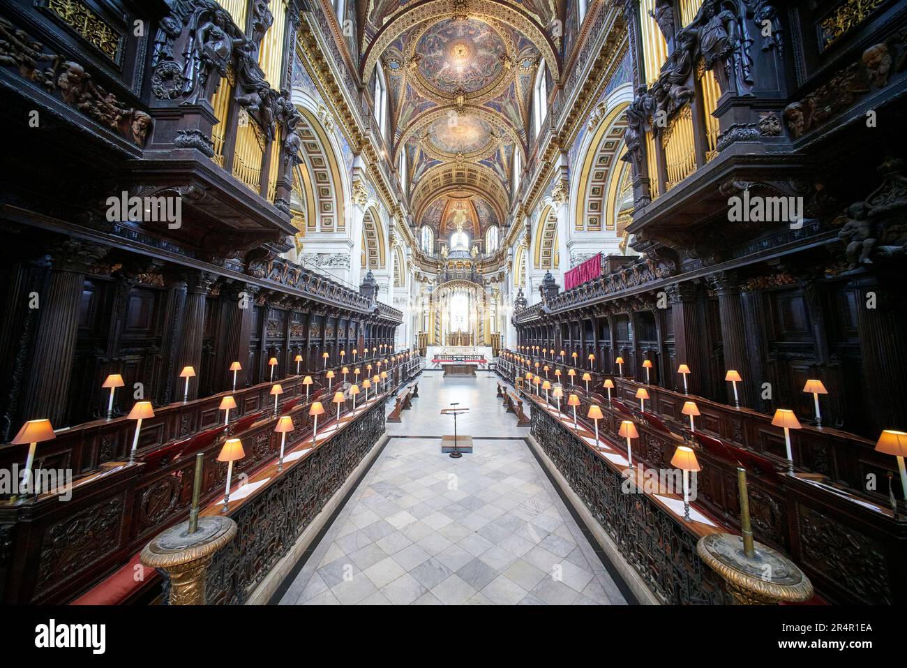 The Choir, St Paul's Cathedral, London, UK Stock Photo - Alamy