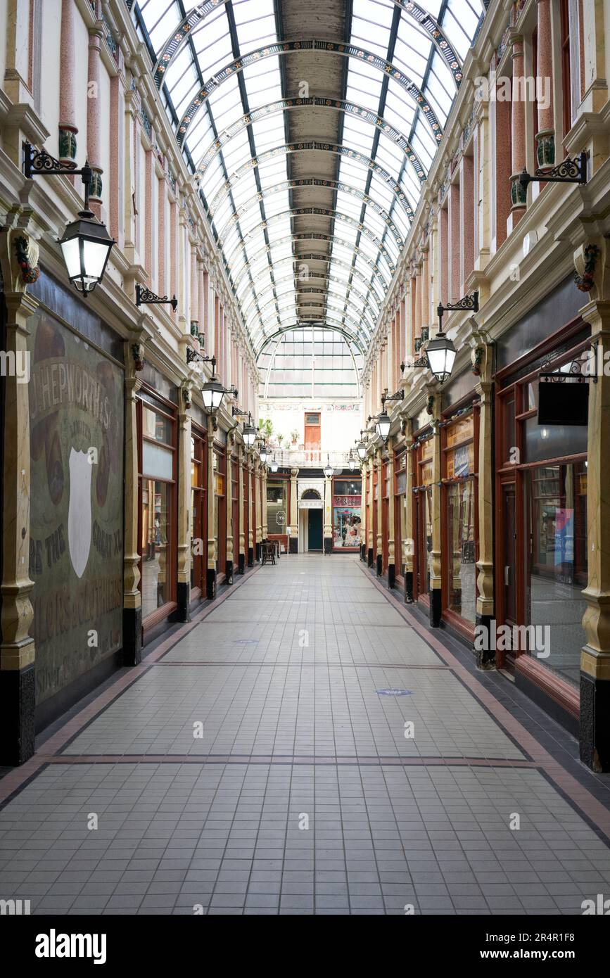 Hepworth Arcade, a covered shopping area in Hull, also known as ...