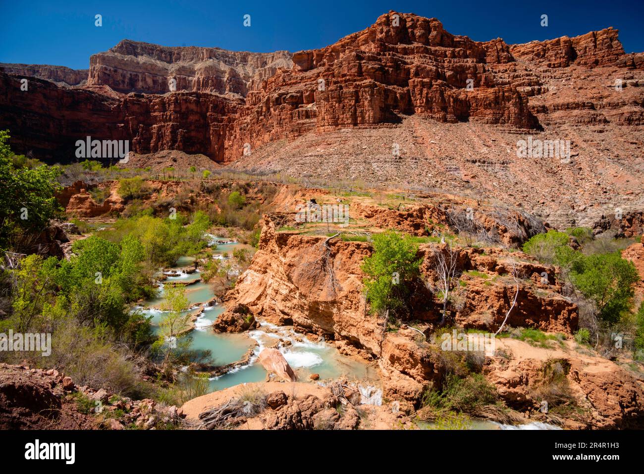 View of Navajo Falls. Supai, Arizona, USA Stock Photo - Alamy