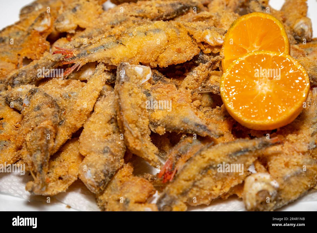 Fried Lambari do Rabo Vermelho (Astyanax bimaculatus) typical Brazilian ...