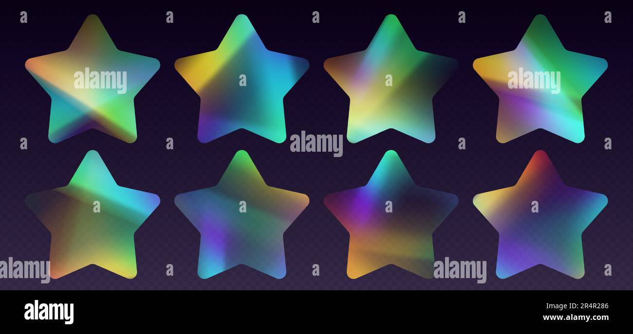 Crystal refraction stickers, leak flare, rainbow sunlight effect ...