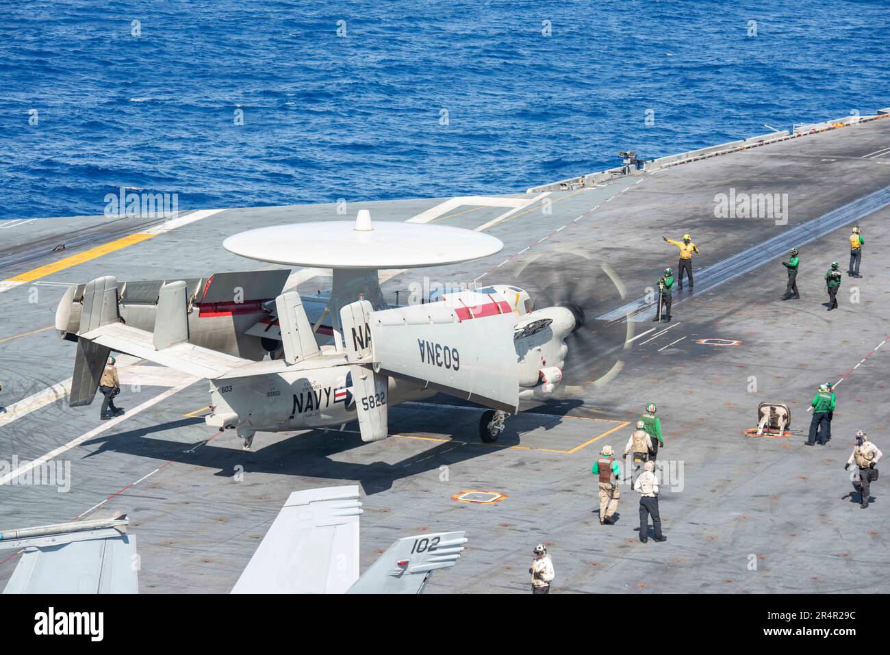 230528-N-NX635-1024 PACIFIC OCEAN (May 28, 2023) An E-2C Hawkeye from ...