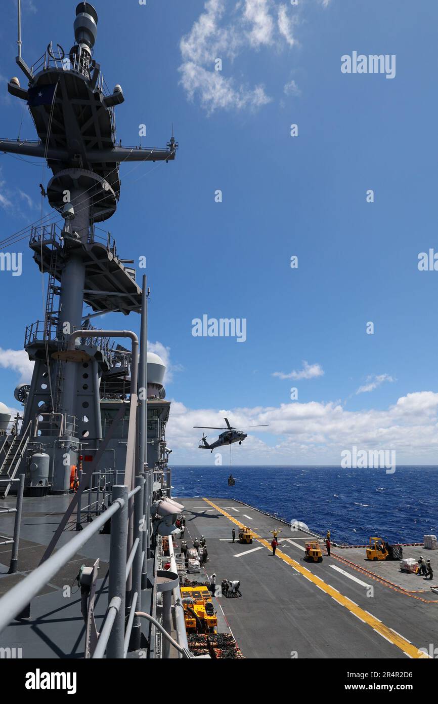 ATLANTIC OCEAN (May 27, 2023) A MH-60S Seahawk, assigned to Helicopter ...