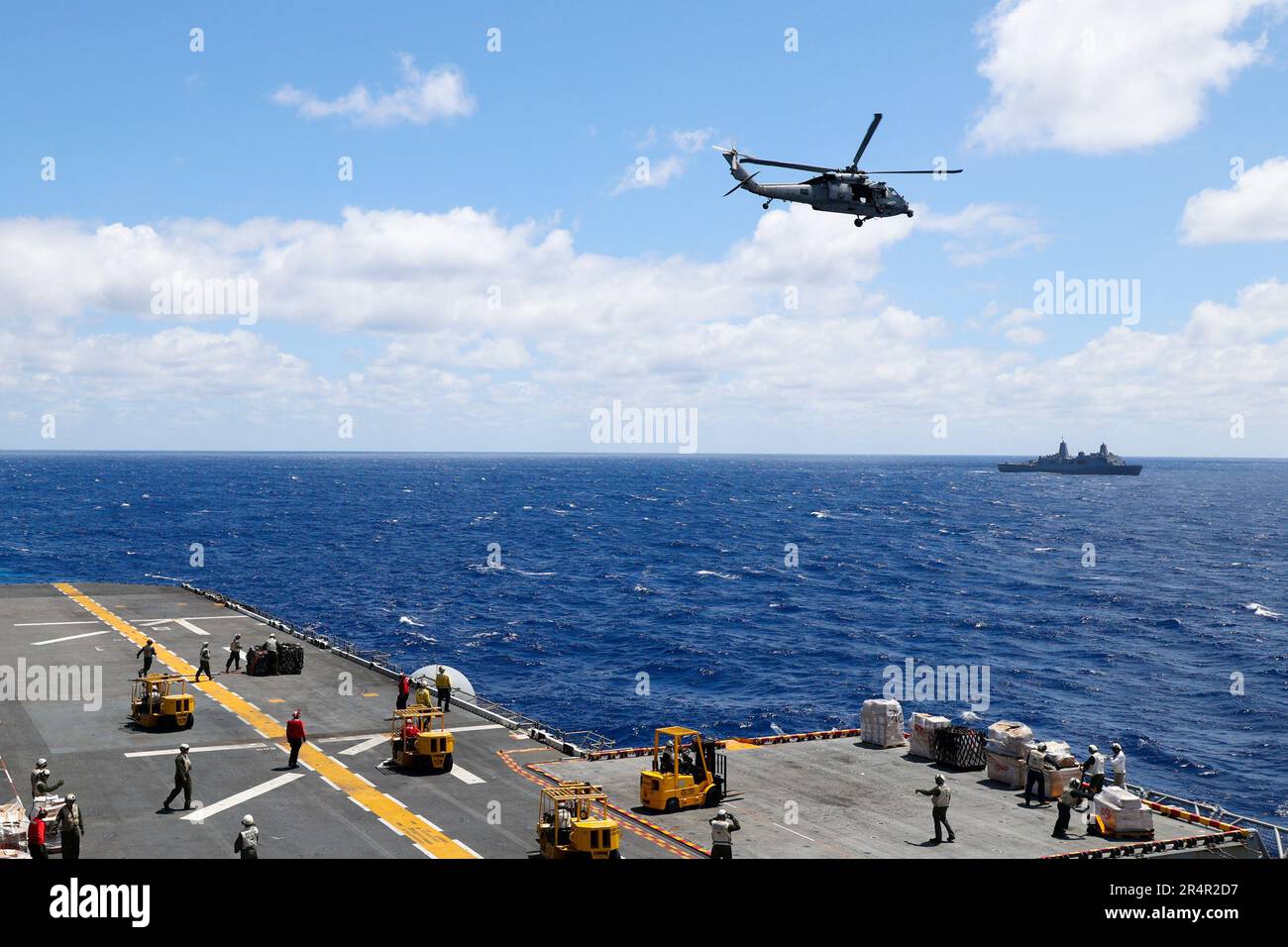 ATLANTIC OCEAN (May 27, 2023) A MH-60S Seahawk, assigned to Helicopter ...