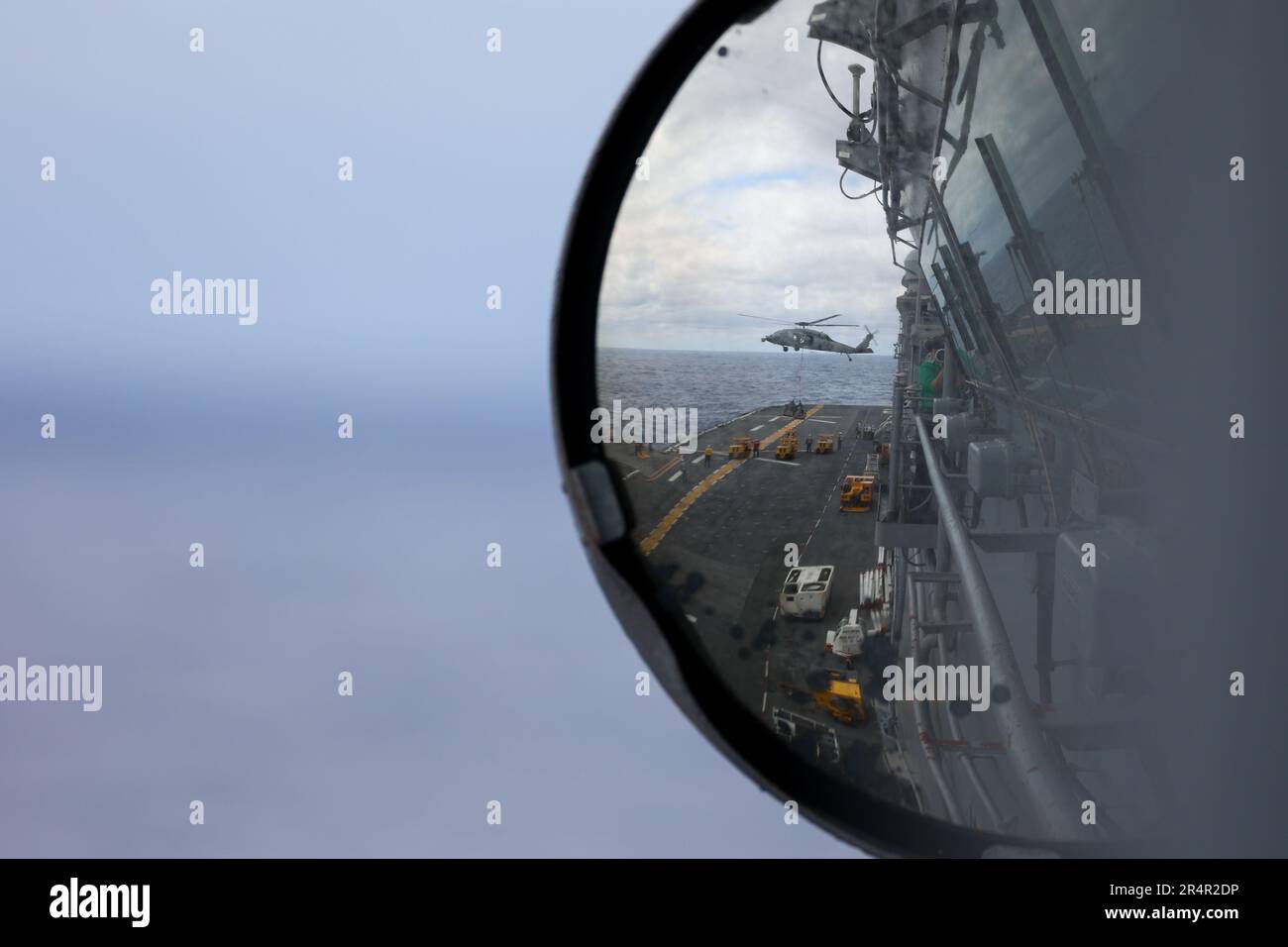 ATLANTIC OCEAN (May 27, 2023) A MH-60S Seahawk, assigned to Helicopter ...
