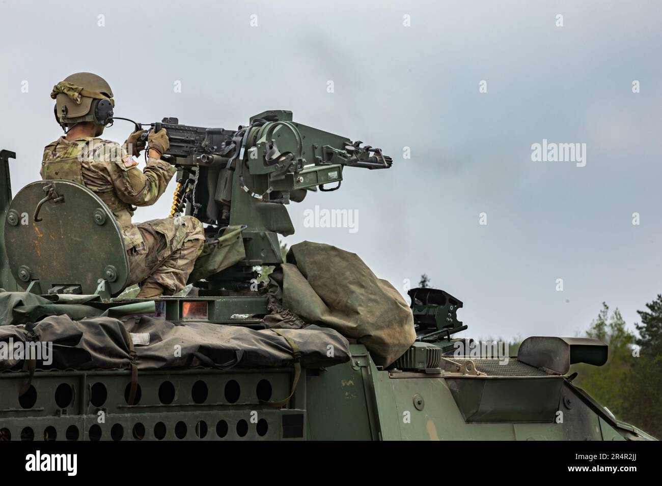 U.S. Soldiers assigned to the 2nd Cavalry Regiment, NATO Multinational ...