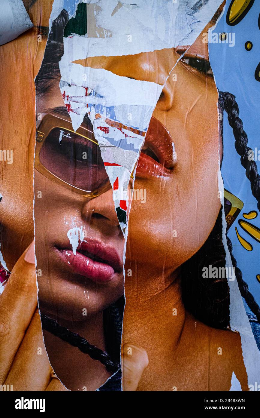 New York, New York, USA. 28th May, 2023. An unused construction site in ...