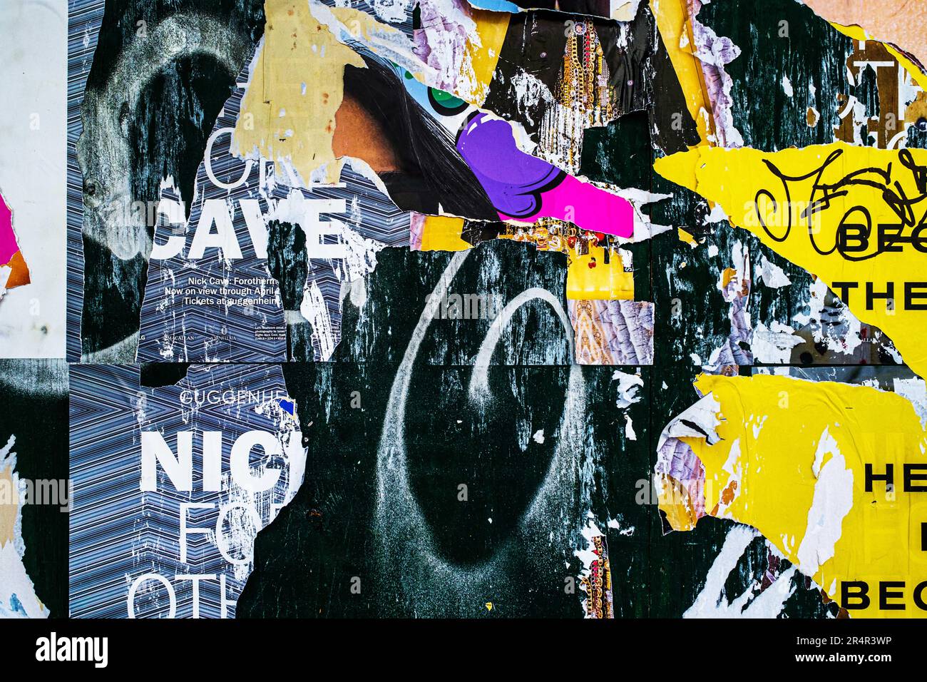 New York, New York, USA. 28th May, 2023. An unused construction site in ...