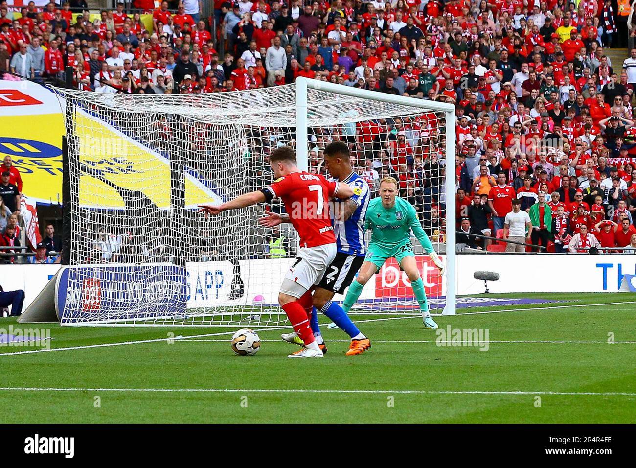 Wembley Stadium, London, England - 29th May 2023 Nicky Cadden (7) of ...