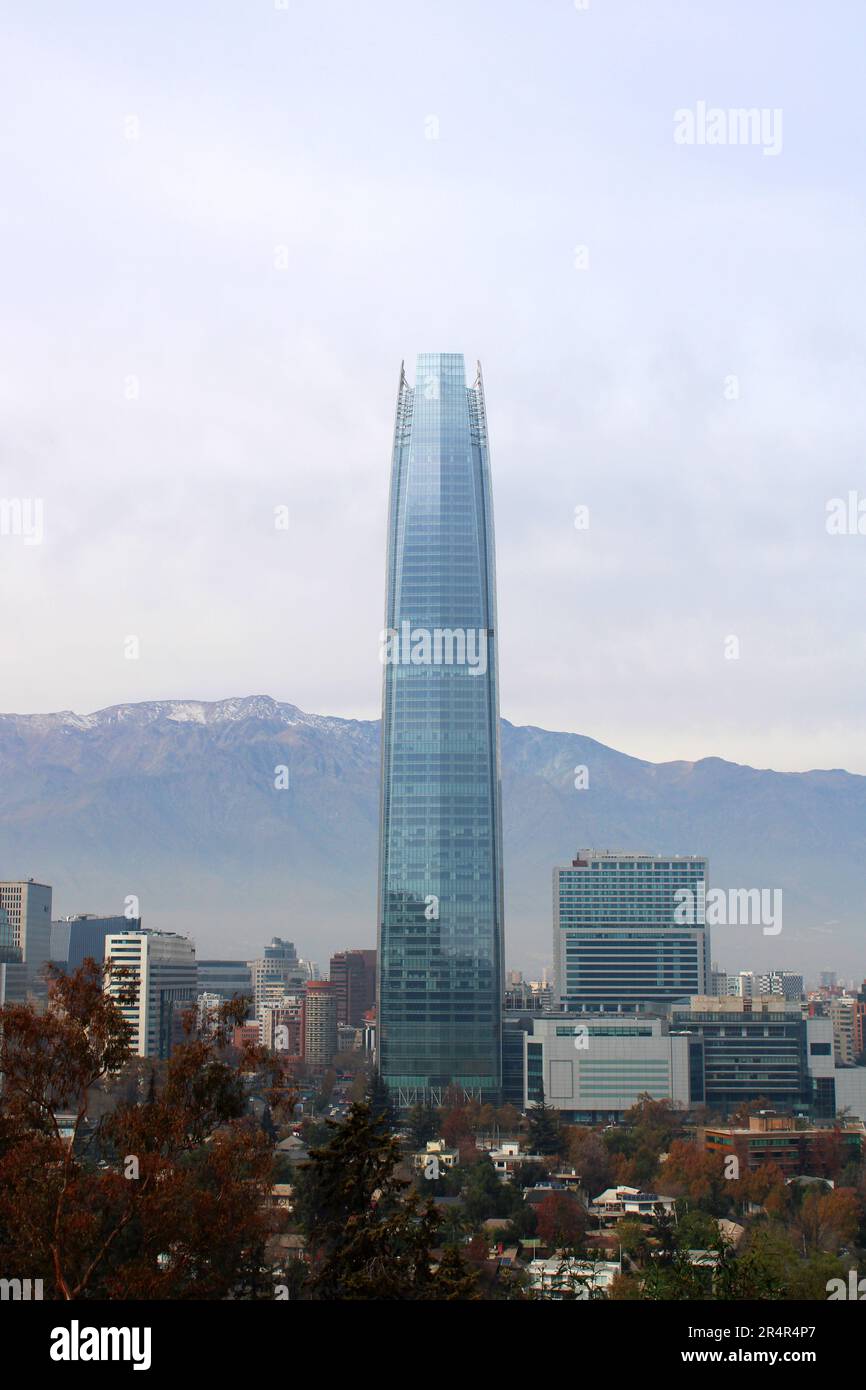 Business buildings, Providencia, Santiago, Chile Stock Photo - Alamy