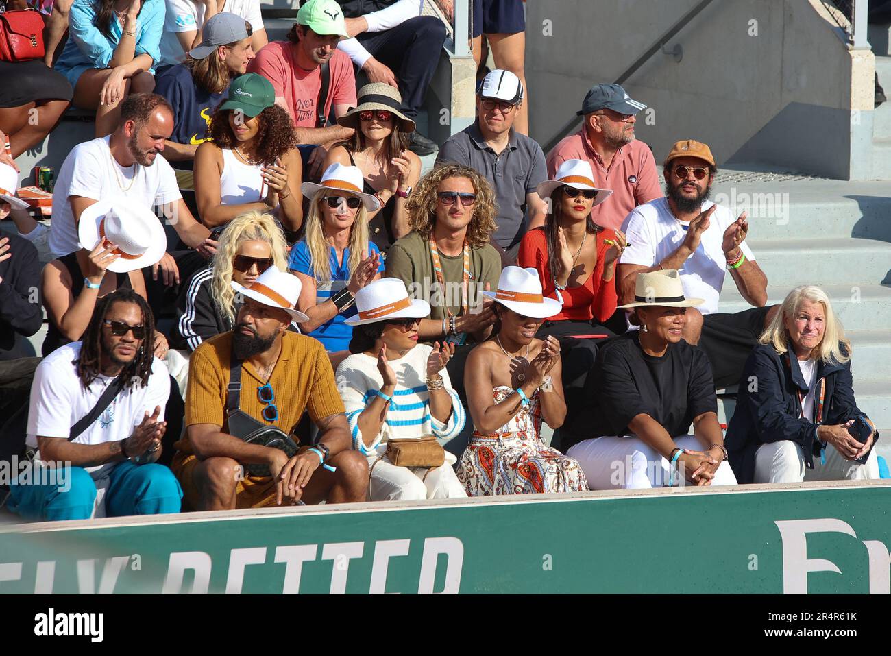 Paris, France. 29th May, 2023. Isabelle Camus, Joalukas Noah, Lais ...