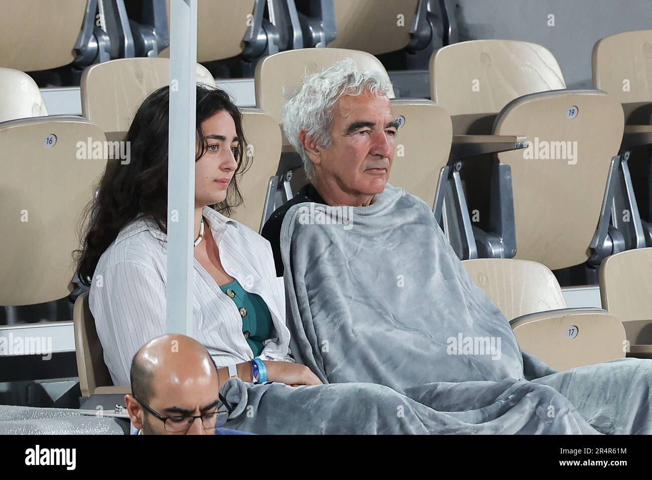 Paris, France. 29th May, 2023. Raymond Domenech in stands during French ...